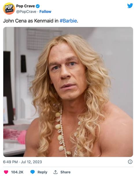 John Cena Gives Off Ken-Ergy Vibes in Behind-the-Scenes ‘Barbie’ Image