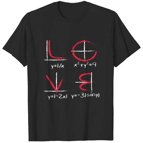 Love Math Equation T Shirt Sold By Gridiron Creaking Sku 11521196