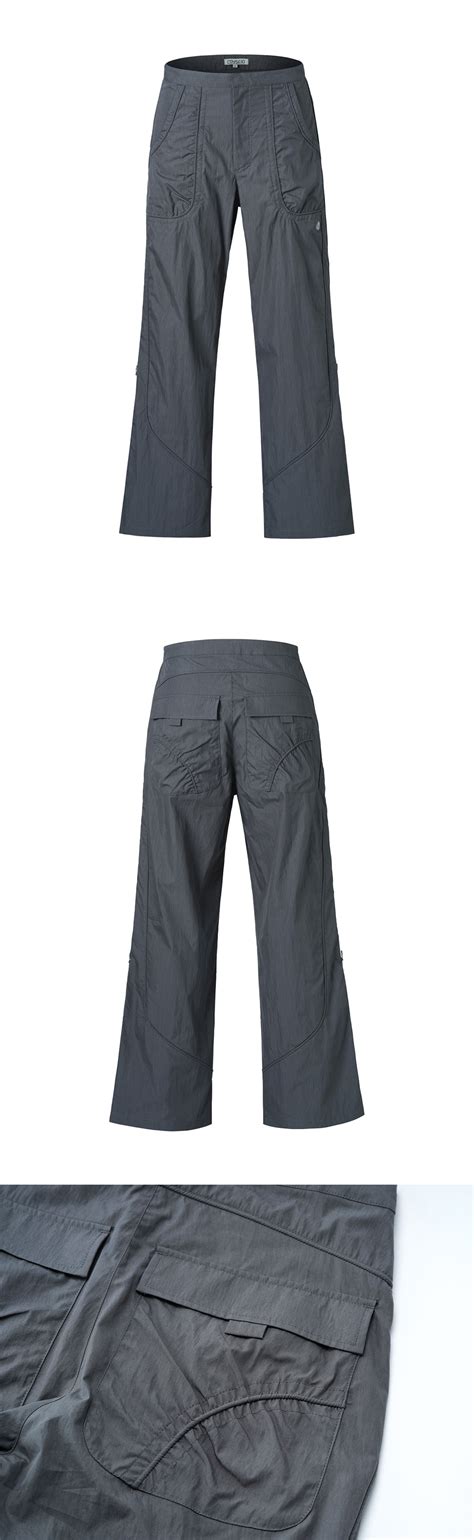 코이세이오 사이드 지퍼 라인 팬츠 그레이 Coyseio Kream