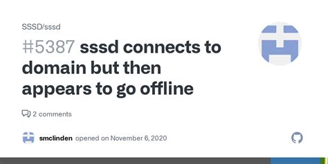 Sssd Connects To Domain But Then Appears To Go Offline · Issue 5387 · Sssdsssd · Github