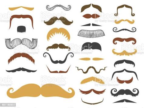 실루엣 벡터 콧수염 머리 Hipster 곱슬 컬렉션 수염이 발사와 신사 기호 패션 성인 인간의 얼굴 준 벡터 일러스트 레이 션 검은색에 대한 스톡 벡터 아트 및 기타 이미지