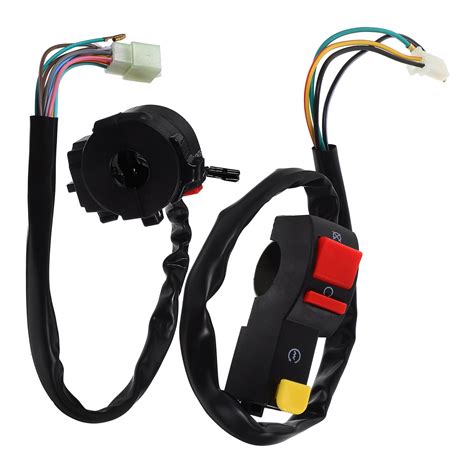 Hemoton 2pcs Handlebar Switch Horn Button Motorbike Modification Switch Handlebar Push Button