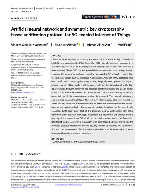 Artificial Neural Network And Symmetric Key Cryptography Based