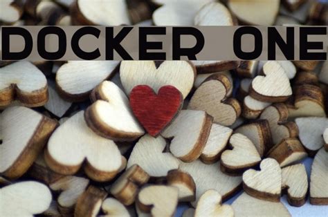 DOCKER ONE Font FFonts Net