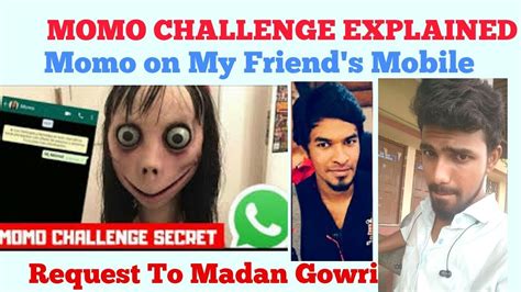 Momo Challenge Explained Momo On My Friend Mobile Youtube