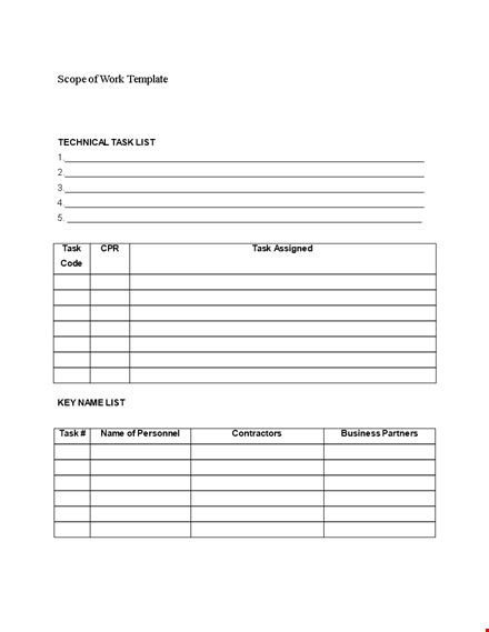 Free Scope Of Work Template Define Deliverables Ensure Accountability Free Scope Of Work Template Define Deliverables Ensure Accountability
