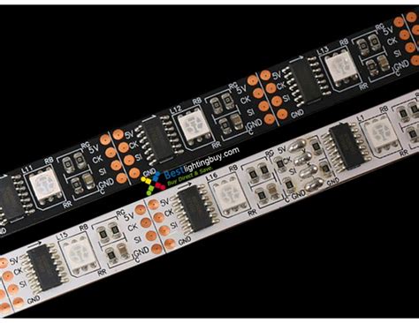 ws2801 digital addressable rgb led strip 32led m 5m roll 5v