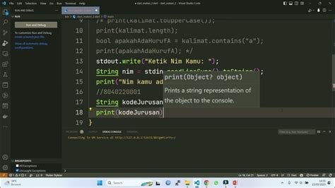 Pbo Dart 4 Latihan Method Substring Youtube