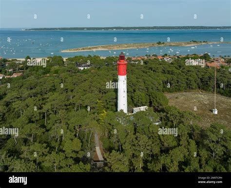 France Gironde Bassin Darcachon Cap Ferret The Lighthouse Aerial