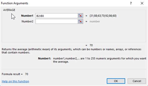 Examples With Functions Average And Averagea For Excel