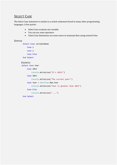 Visual Basic Cheat Sheet Download Printable PDF Templateroller