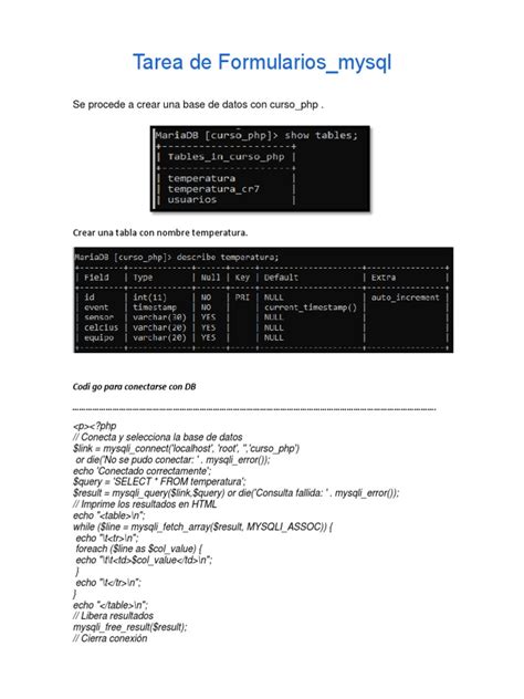 Tarea De Formularios Pdf Ciencias De La Computación Html