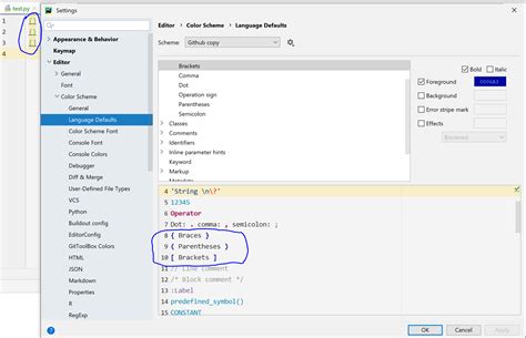 PyCharm Not Updating Custom Color Scheme Changes Stack Overflow