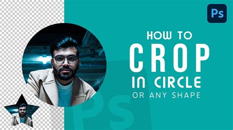 How To Crop Photo In A Circle Shape Photoshop Tutorial Simple Method