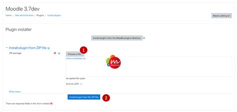 Moodle Other Course Completion Restriction Plugin Mu Dot My Plt Ict Training And Development