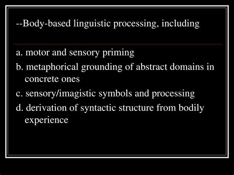 Ppt Wilson Six Views Of Embodied Cognition Powerpoint Presentation Free Download Id 1823822