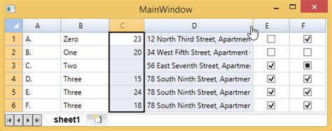 Drag And Drop Rows Or Columns FlexSheet For WPF ComponentOne
