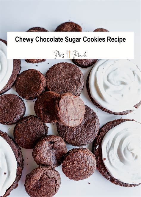 Chewy Chocolate Sugar Cookie Recipe