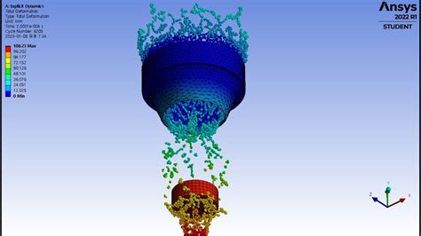 Ansys Explicit Dynamics 7 Particle Method를 활용한 수면 충돌 해석water Landing Impact 해석 설정 Youtube