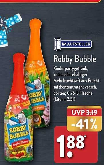 Robby Bubble Angebot Bei Aldi Nord 1prospektede