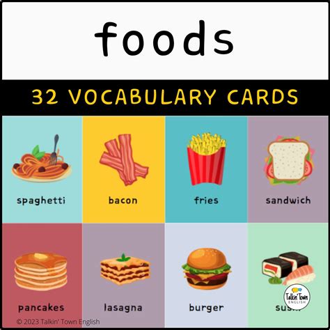 Vocabulary Picture Cards
