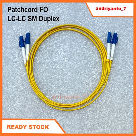 Jual Patchcord FO LC LC 1 Meter Singlemode Duplex Shopee Indonesia