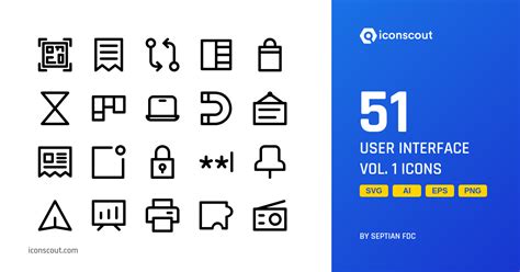 download user interface vol 1 icon pack available in svg png and icon fonts