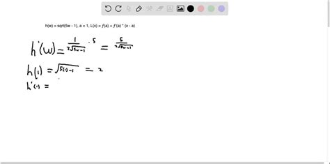 solved linear approximation find the linear approximation to the