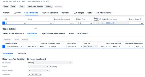 The Difference In Depreciation Of Rou Assets Sap Community
