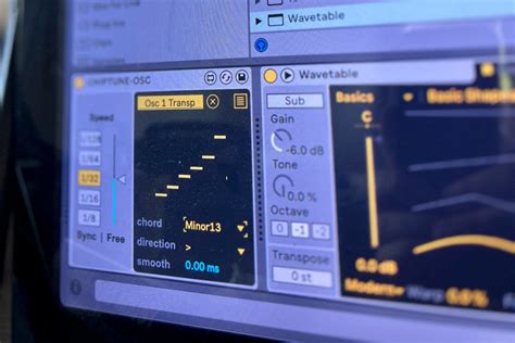 chiptune osc for ableton live side brain