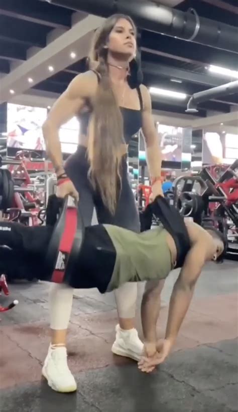 Muscle Girl Lifts Guy By Bigelowmax On Deviantart
