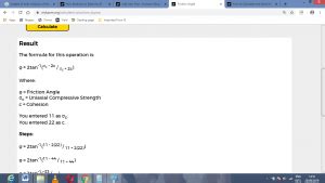 How To Calculate And Solve For Friction Angle Rock Mechanics