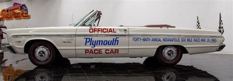 1965 Plymouth Sport Fury Convertible Pace Car Automatic 383ci V8 For Sale