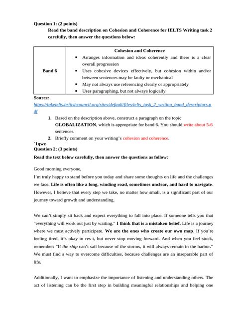 Sample Test Discourse Analysis Pdf Cognitive Science Cognition