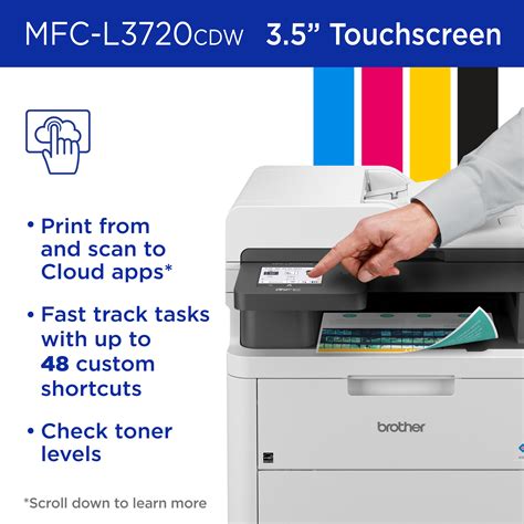 Brother Mfc L Cdw Wireless Digital Color All In One Printer With Laser Quality Output And