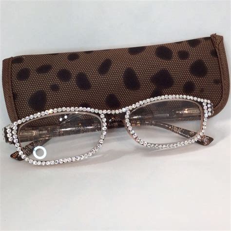 Rhinestone Glasses Etsy