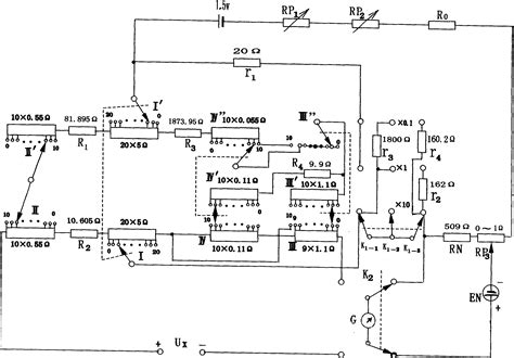Three Range Switching Dc Potentiometer Having Four Measurement Disks