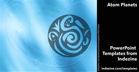 Atom Planets Powerpoint Template