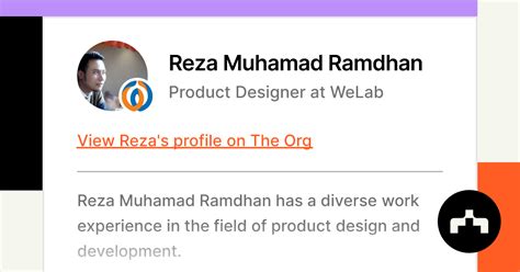 Reza Muhamad Ramdhan Product Designer At Welab The Org