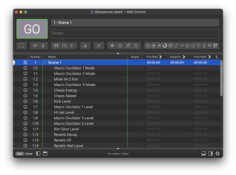 Q Many Knobs QLab Cookbook
