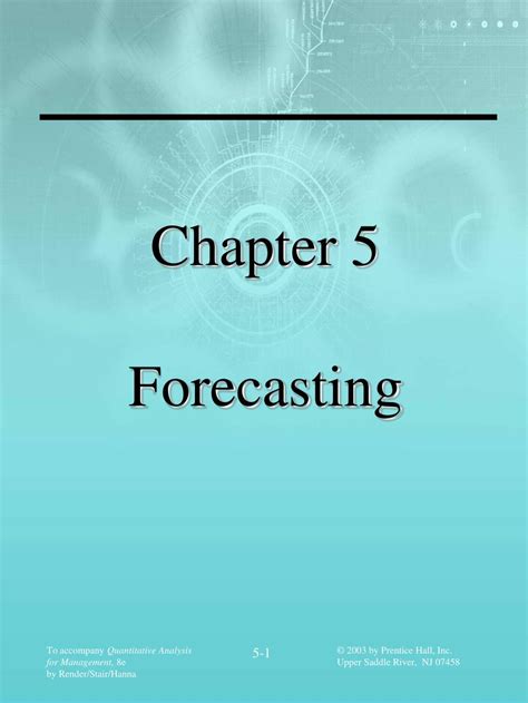 PPT Chapter Forecasting PowerPoint Presentation Free Download ID