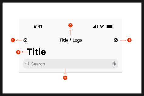 top navigation bar ui design best practices design variants and examples mobbin
