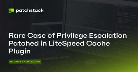 Shadowtek Web Solutions On Linkedin Rare Case Of Privilege Escalation Patched In Litespeed