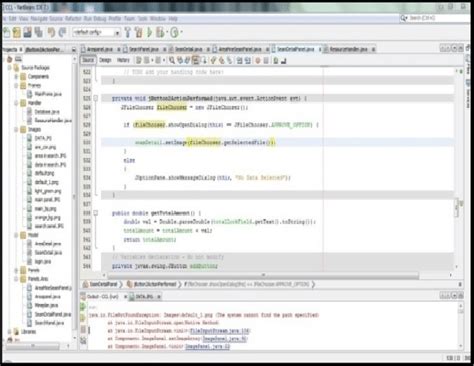 D Snapshot Of The Coding Sample Used In Netbeans Ide Download