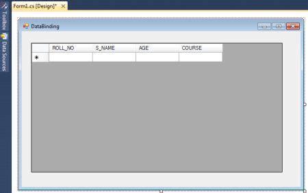 Databinding With DataGridView In ADO NET