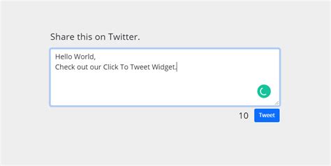Twitter Tweet Box