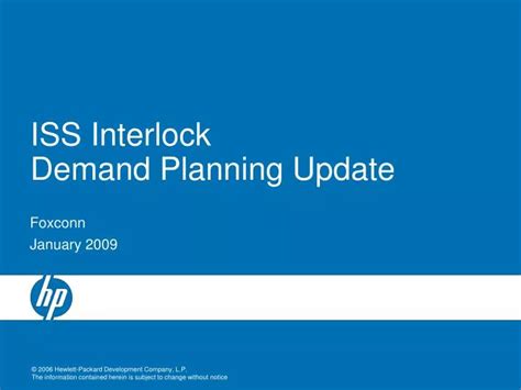 Ppt Iss Interlock Demand Planning Update Powerpoint Presentation