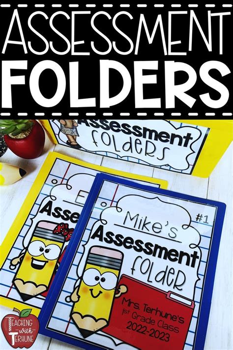 Assessment Folder And Assessment Binder Covers Only Assessment Binder Folder Cover Assessment