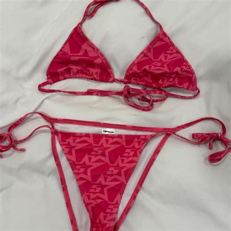 Pink Spider Bikini Set Bikinilife Depop