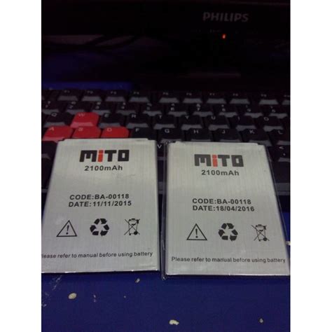 Jual Baterai Mito A Original Mito Ba Shopee Indonesia